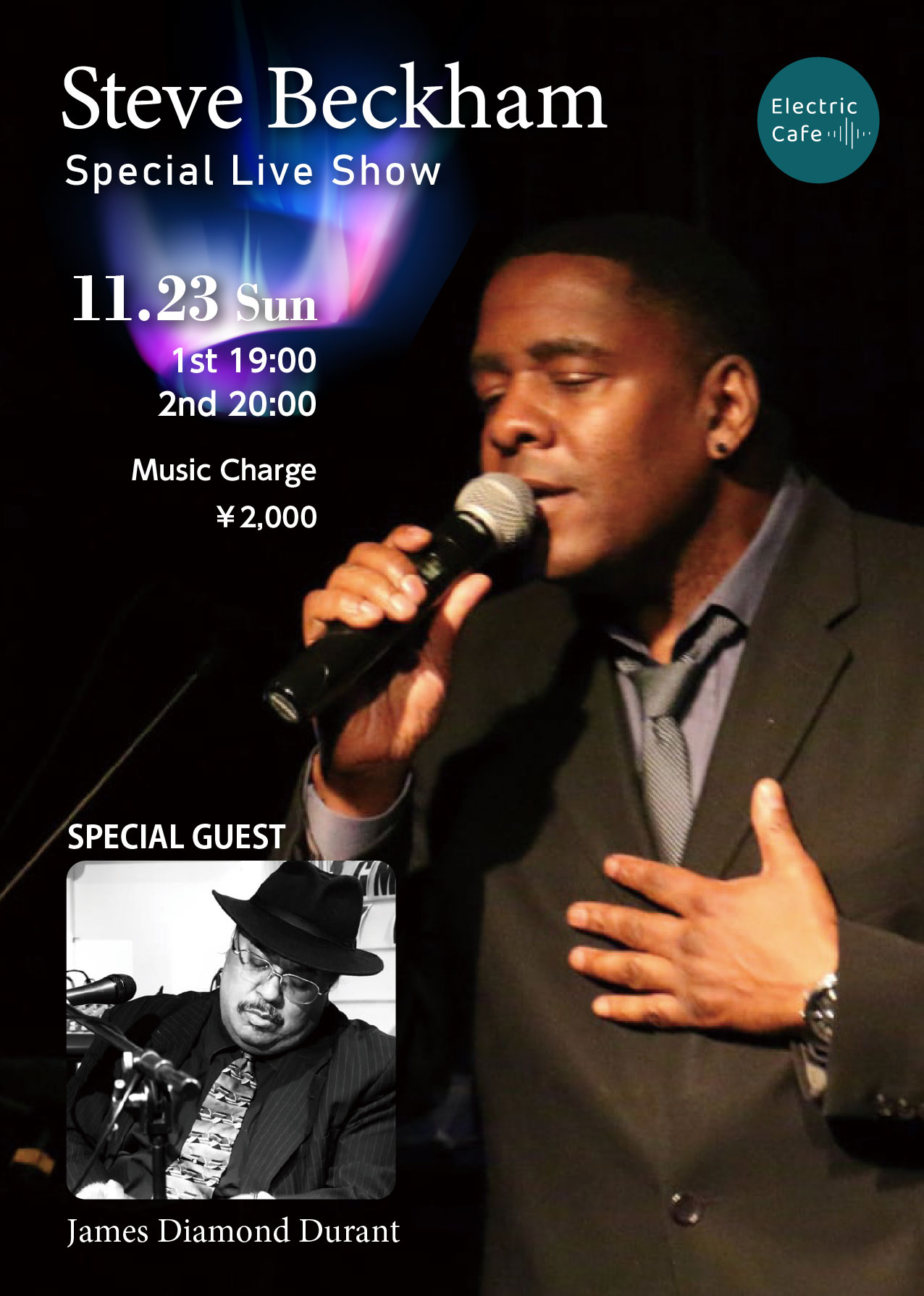 Stephen Beckham Special Live Show – 2025.11.23(Sun) – - Electric Cafe ...